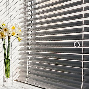 Amazing Drapery Hardware Premium Plastic Roman Shade Split Rings, 50 Pack - Premium White Finish, UV-Resistant - Versatile and Easy-to-Use for Window Valances and Shades