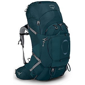 Osprey Ariel Plus 70 Women's Backpacking Backpack, Night Jungle Blue, X-Small/Small