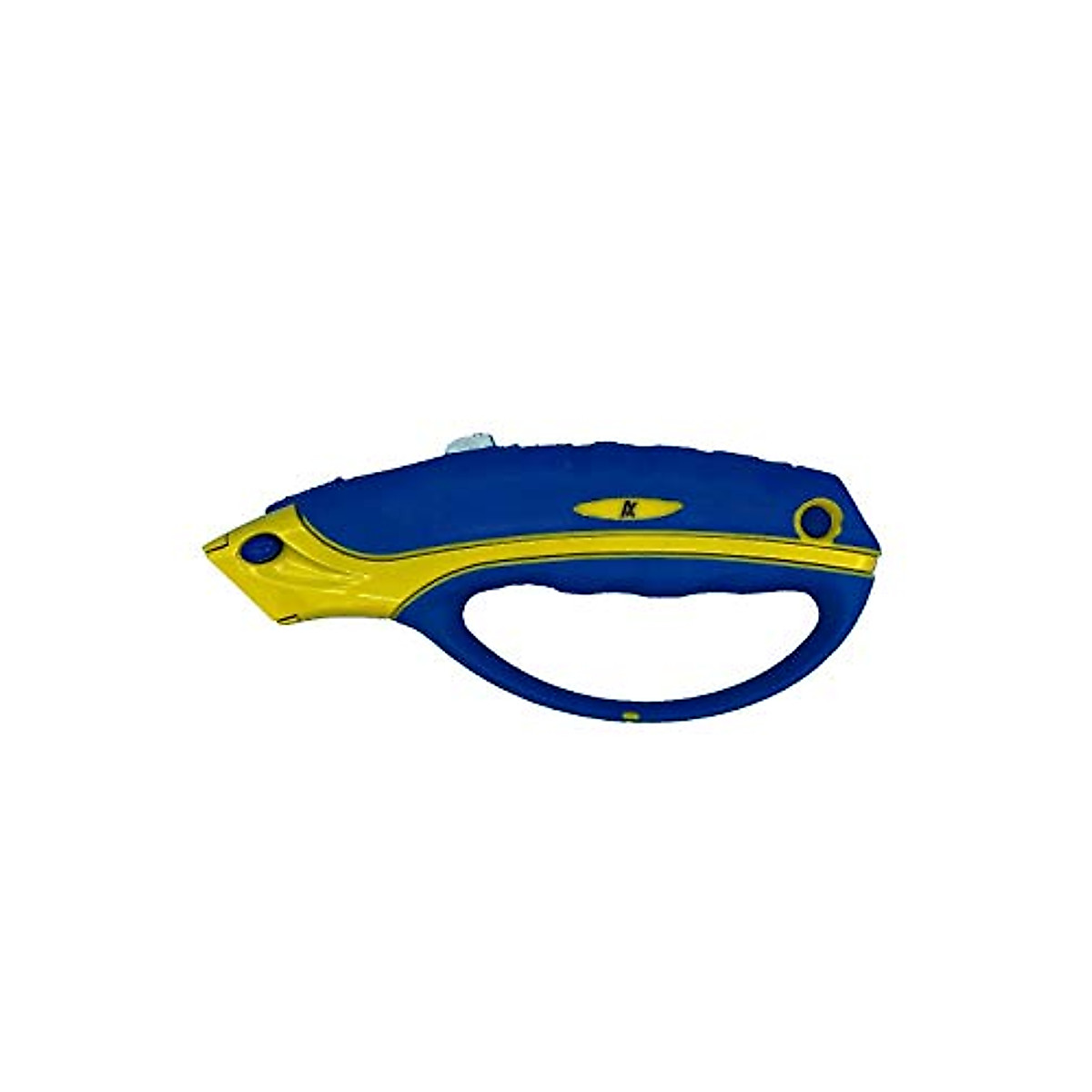 Safe-Grip Retractable Comfort-Grip Box Cutter Utility Knife, Protects Knuckles 6-3/4” Long