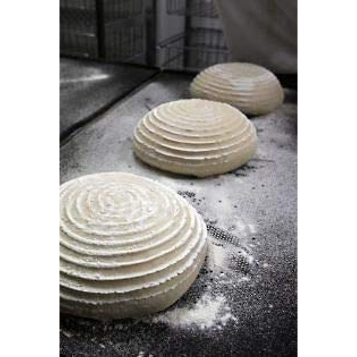 Bread Banneton 1kg (Rounde 8.6 x 3.5 inches) Willow Proofing Basket Best Bakery Themed Gifts For Women With Linen Liner Covers