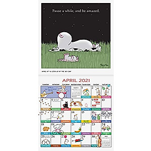 Sandra Boynton's Every Day's a Fabulous Holiday 2021 Wall Calendar