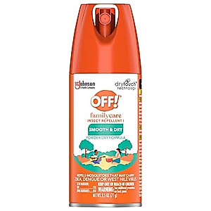 OFF! Family Care Insect & Mosquito Repellent I, Smooth & Dry Bug Spray for the Beach, Backyard, Picnics and More, 2.5 oz. (Pack of 12)