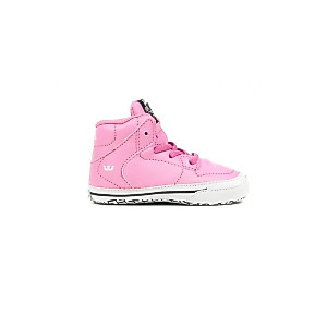 Supra Crib Vaider Size 4 Pink-White Skate Shoes