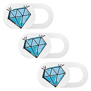 SOLUSTRE Computer Camera Computers Laptops 6 pcs Laptop Webcam Webcam Cover Sticker Blocker for Laptop Webcam Metal Camera Cover Slide Cover Webcam Privacy White Slides Pc Camera