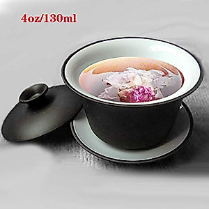 Yixing Teacup Chinese Kungfu Tea Bowl Classic Gaiwan Cup