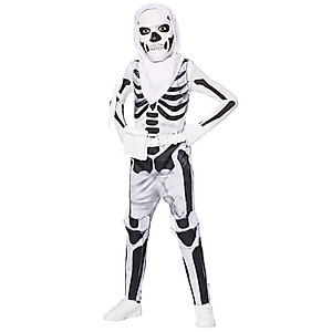 Spirit Halloween Youth Fortnite Skull Trooper (Inverted) Costume - M
