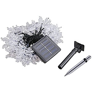 WONFAST Solar String Lights, Waterproof 16ft 20LED Butterfly Christmas Fairy Lights Decorative Lighting for Home Party Wedding Patio Garden Porch Balcony (Purple)