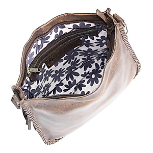 Shauna Leather Crossbody Bag (Burgundy)