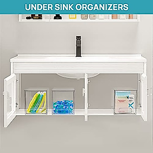 Vtopmart 4Pack 6.6'' Stackable Storage Drawers and 2Pack 4.4'' Stackable Storage Drawers