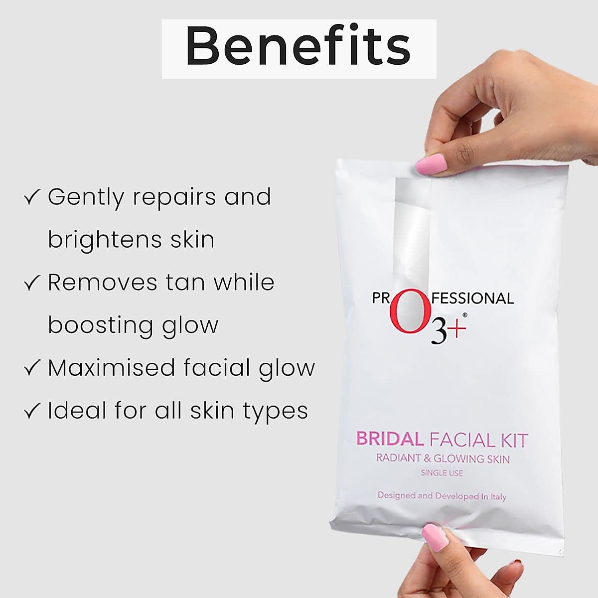 O3+ Bridal Facial Kit - Valentine's Day Edition R&G -All Skin Type