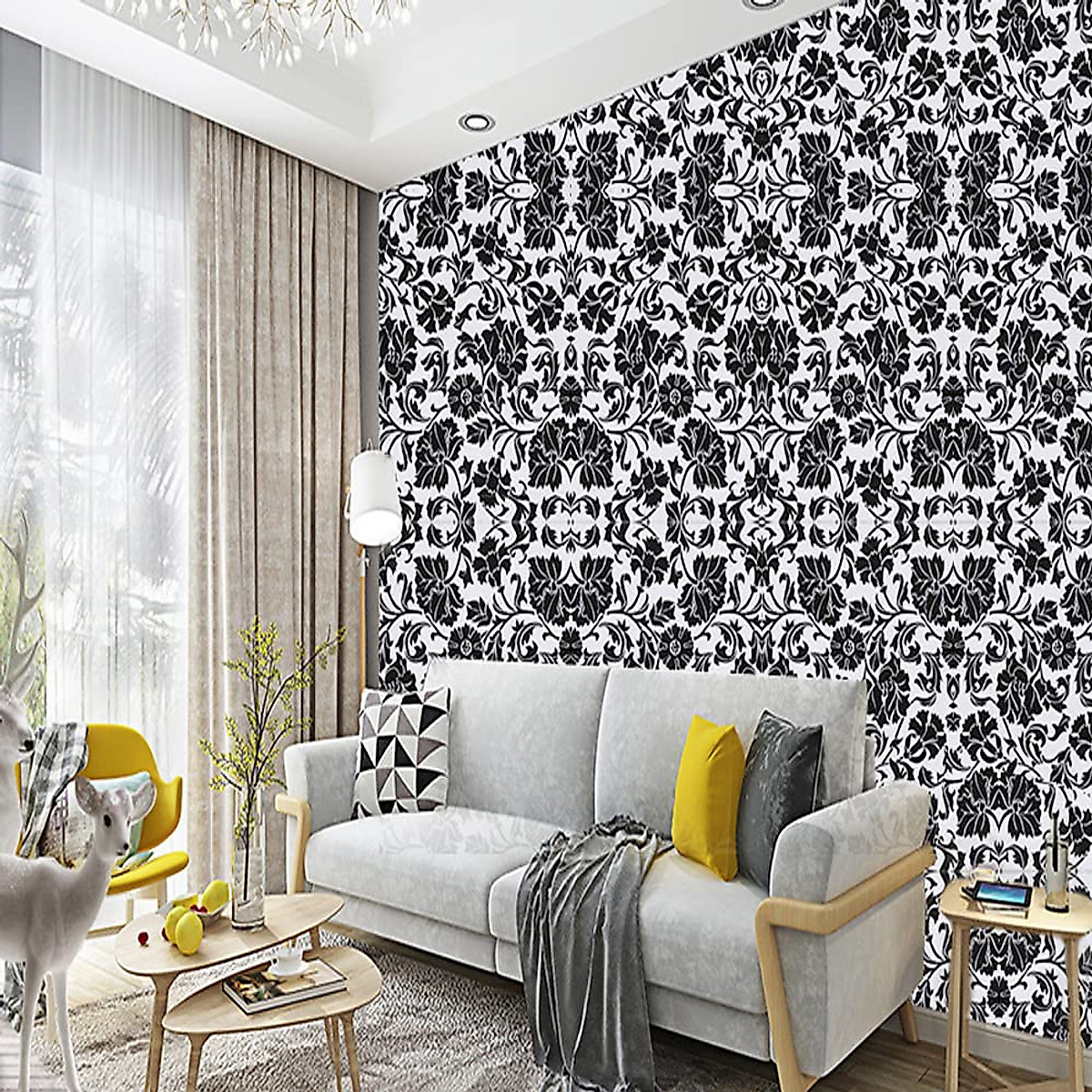 Self Adhesive Vinyl Red Peony Floral Shelf Liner Contact Paper Dresser Drawer Cabinets Liner Furniture Paper Wall Sticker Peel and Stick Floral Wallpaper