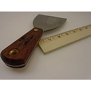 Dexter 4 inch Hi Carbon Scraper Straight Stiff Blade 530-4 Wood Handle Factory Second