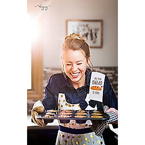 Microfiber Dish Towels Funny Kitchen Towel Set of 4 - Best Housewarming Gifts for New Home Kitchen, Tea Towels for Kitchen Funny, Mom Kitchen Gifts, Baking Themed Dish Towels with Sayings