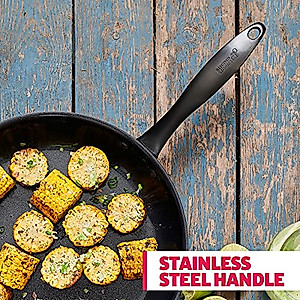 Kitchen Stories by GreenPan Healthy Ceramic Nonstick Stainless Steel Frying Pan, 8"