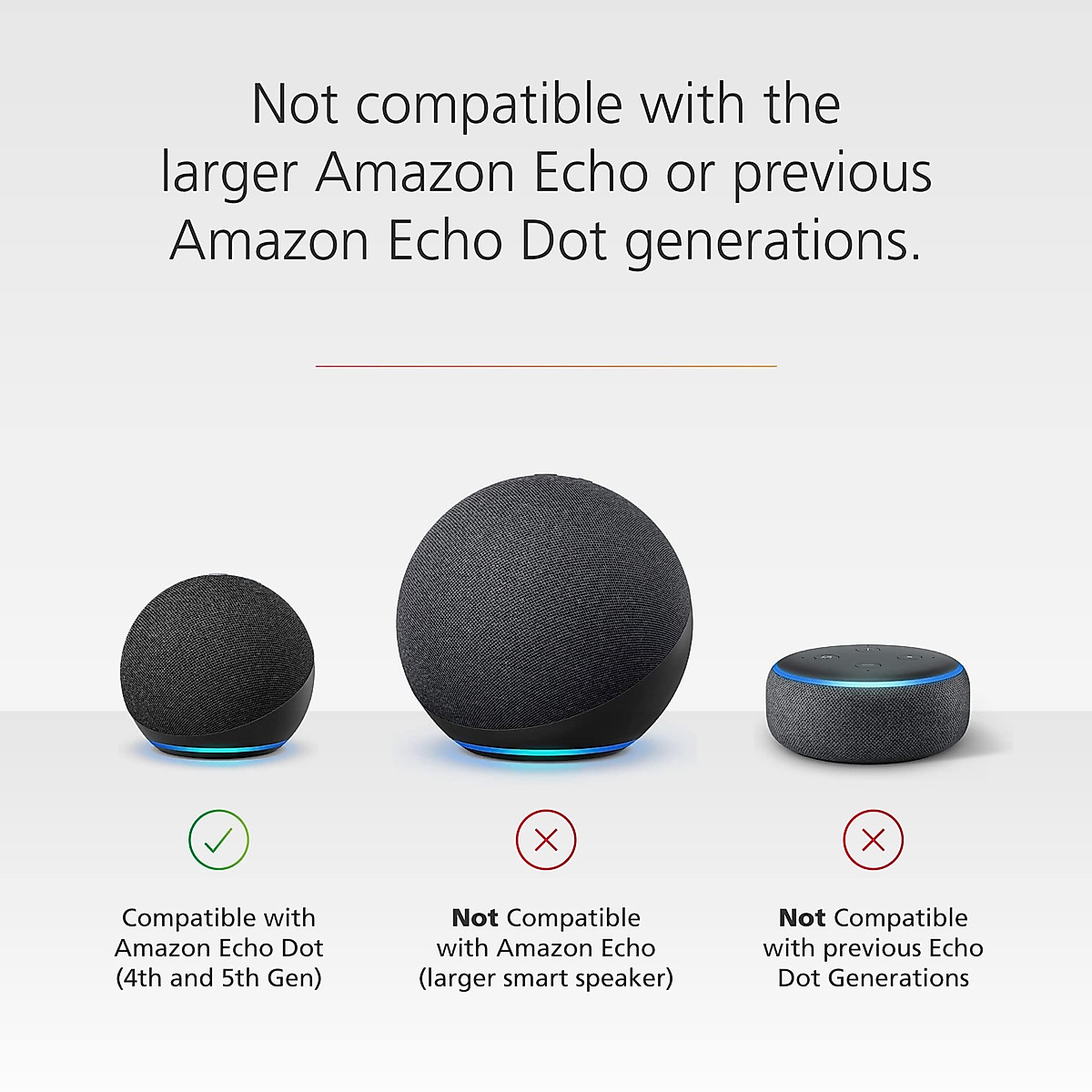 All-New, Made for Amazon Soccer Ball Stand, for Amazon Echo Dot (4th & 5th Gen)