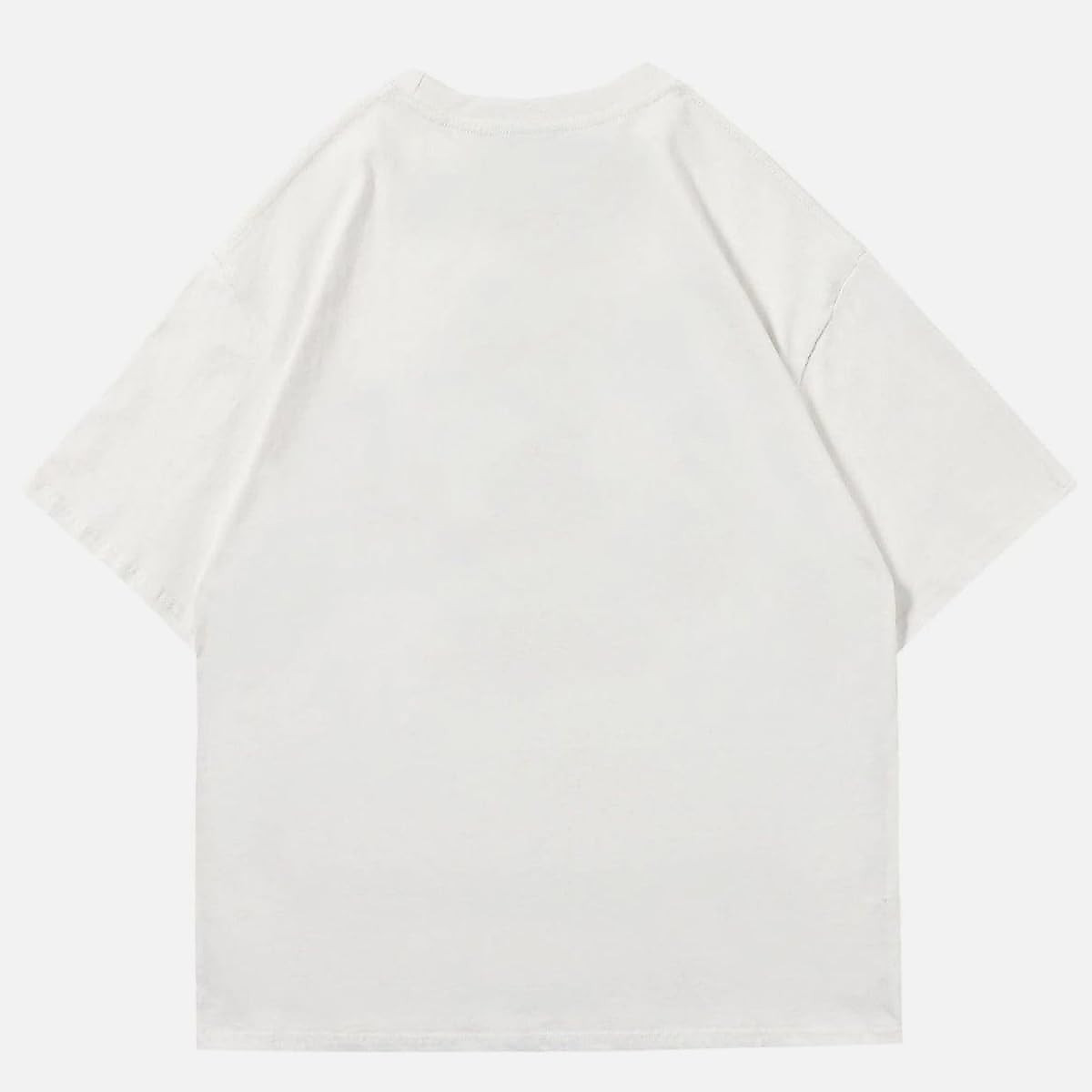 Aelfric Eden Men's Love Balloon Graphic Tees Summer Short Sleeve Printed Cotton T Shirts Casual Harajuku Tops White