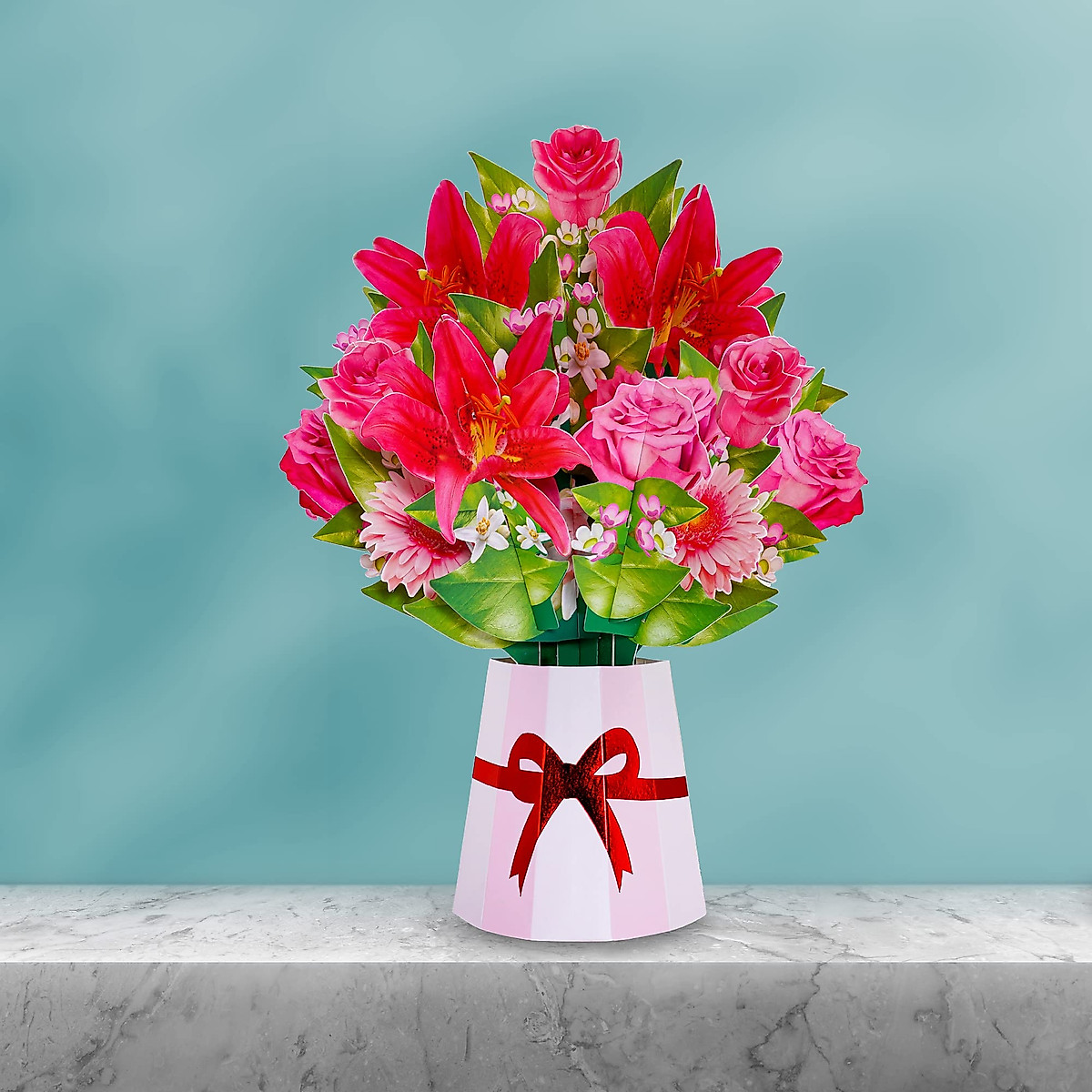 Birthday Cake Pop Up Birthday Card, 3D Greeting Pop Up Birthday Card, Happy Birthday Card For Men, Women, Her, Him, Husband,With Message Note & Envelop,Size 7 X 5 Inch (Hummingbird (Chrysanthemum))