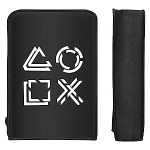 Wedorat Dust Cover for ps5 Protectors for Playstation 5 Game Console Case Skin Waterproof Washable Dust Cover Sleeve for PS5 Accessories Soft Neat Lining Dust Guard Black