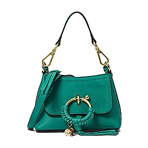 See by Chloe Joan Mini Hobo Leather & Suede Ceylan Green One Size