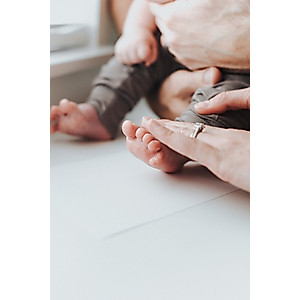 Mushybooks Inkless Print Kit - Baby Hand and Footprint Maker - Keepsake - Non-Toxic - Baby Safe