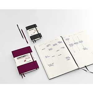 LEUCHTTURM1917 - Academic Week Planner 18-month Hardcover Medium A5, Jul. 2023 - Dec. 2024, English, Hardcover, Lilac