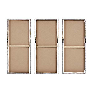 Madison Park Wall Art Living Room Decor - Embelished Gold Foil Triptych Canvas Home Accent Dining, Bathroom Decoration, Ready to Hang Painting for Bedroom, 15" x 35", Twilight Forest Blush 3 Piece