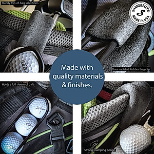 Golf Ball Holder - Pro with Quick-Draw Release (Black)