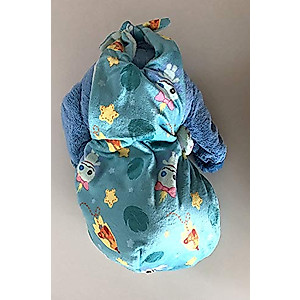 Disney Parks Exclusive - Plush Cotton Pillow - Baby in Blanket Pouch Stitch 10 Inch