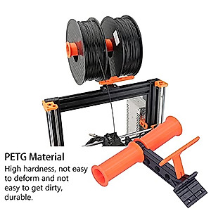 Filaments Spool Holder, 3D Printer Filament Bracket Durable High Hardness Double Rack Accurate for PRUSA I3 MK3S Bear