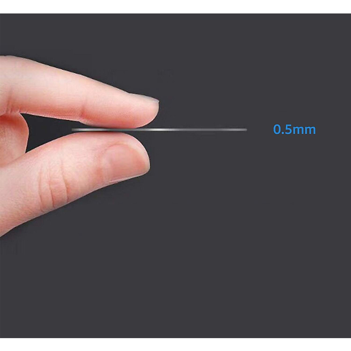 8-Pack Replacement Mount Metal Plates D.Sking Car Phone Holder Iron Plates for Car Mount Car Kits (8-Pack Black)