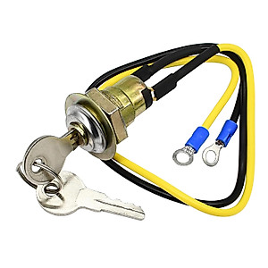 Firmusparts Ignition Switch 8N3679C with 2 Keys 2 Wires Compatible with Ford Tractor 2N 8N 9N NAA Jubilee 501 600 601 700 701 800 950 Compatible with John Deere Tractor 40 50 60 70 330 420 6030 7020