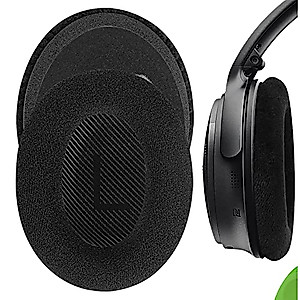Geekria Comfort Velour Replacement Ear Pads for Bose QCSE QC45, QC35, QC35 ii, QC35 ii Gaming, QC15 QC25, AE2, AE2i, AE2w, SoundTrue, SoundLink AE, Headphones Earpads/Ear Cushion