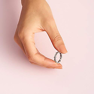 Pandora Simple Infinity Band Ring - Sterling Silver Ring for Women - Layering or Stackable Ring - Gift for Her - Sterling Silver - Size 7.5