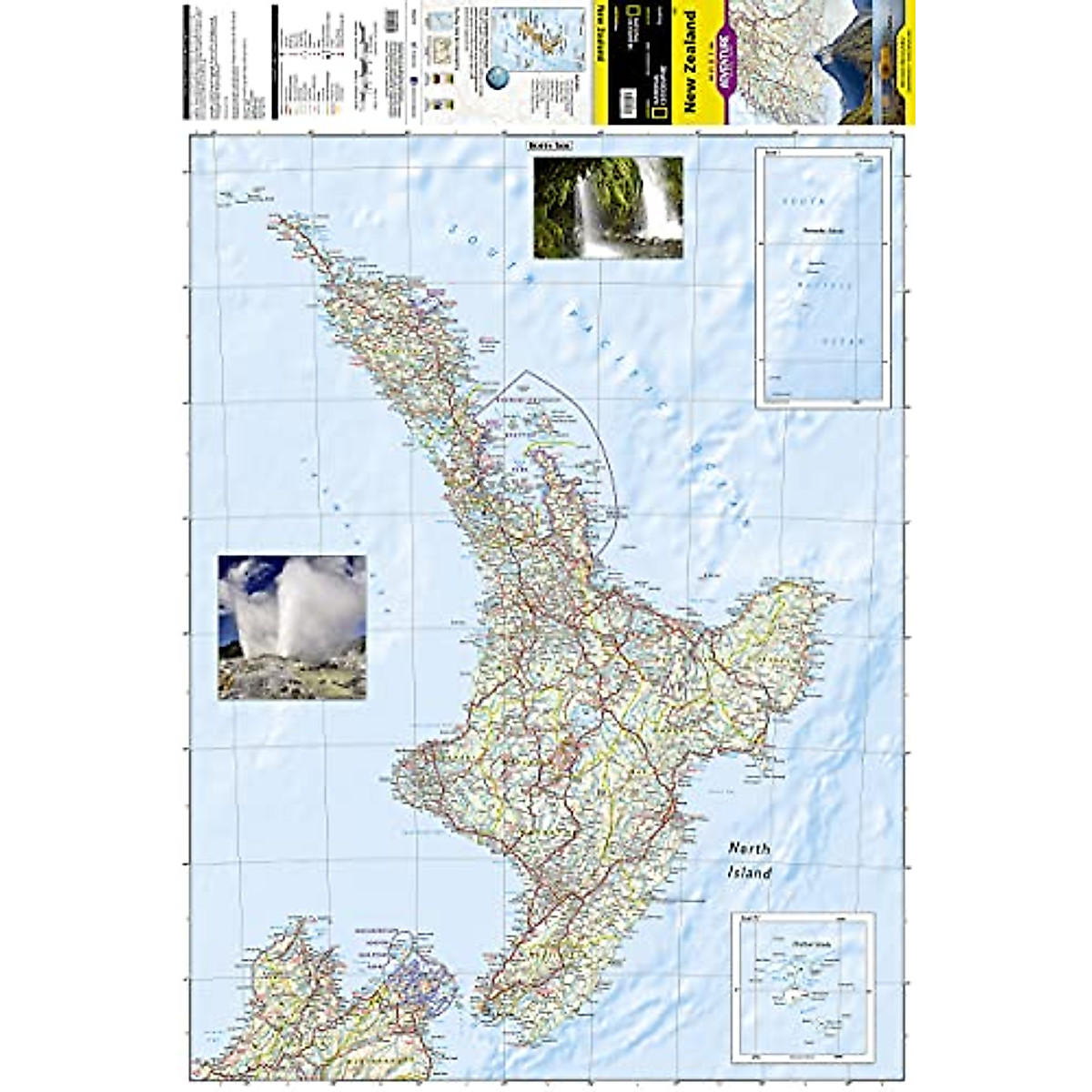 New Zealand Map (National Geographic Adventure Map, 3500)
