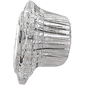 96797 Faucet Handle Kit Replacement Compatible Moen Chateau Tub and Shower Knob, Chrome and White Insert