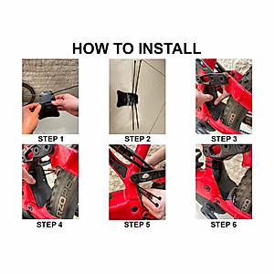 Lippy's Bike Parts Mountain Bike Mudguard Lower Linkage Frame Protection, MTB Mud Flap, Splash Guard, Suspension Linkage Mudguard Protection, Frame Guard, Cycling, E-Bikes (Fits Most E-Bikes), Black