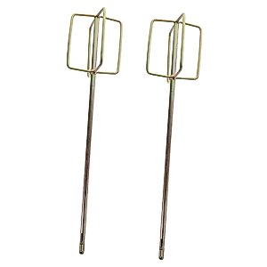 SOESFOUFU 2 Pcs Stirring Rod Grout Bucket Electric Blender Concrete Blender Cement Mixing Rods Bling Accessories Paint Mixer Parts Compound Mixer Model Alloy Square Handle re-usable