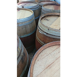 CUGHYS Used Wine Barrel Solid Oak from Napa Valley by Wine Barrel Creations9