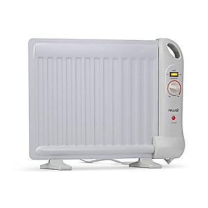 NewAir Portable Heater - 400-watt Under Desk Heater with Slim Fit Design and Silent, Energy Efficient Operation | Ideal for Office, Desk, Home, and More