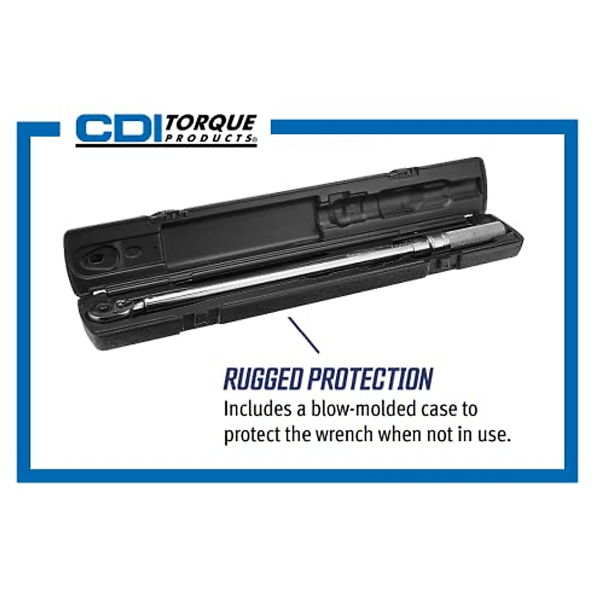 CDI 2503MFRMH Dual Scale Micrometer Adjustable Click Style Torque Wrench with Metal Handle - 1/2-Inch Drive - 30 to 250 ft. lbs. Torque Range
