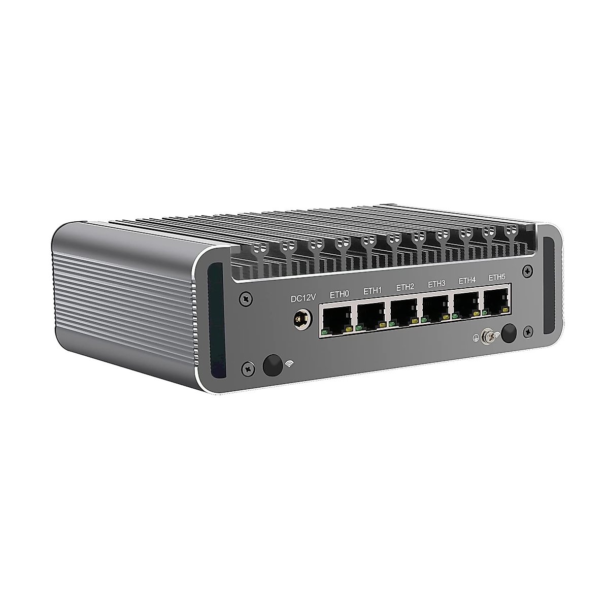 Micro Firewall Appliance, Mini PC, VPN, Router PC, Intel I7 1165G7, HUNSN RJ17a, AES-NI, 6 x Intel 2.5GbE I226-V LAN, COM, HDMI, Sim Slot, Barebone, NO RAM, NO Storage, NO System
