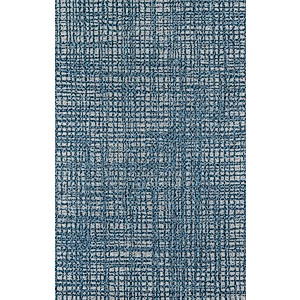 Momeni Rugs Como Contemporary Geometric Indoor Outdoor Area Rug, 9'10" X 13'2", Blue