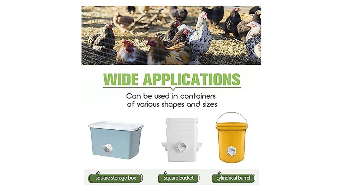 No Waste Chicken Feeder Kit - Easy & Durable Solution