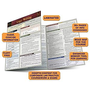 Legal Writing QuickStudy Laminated Reference Guide