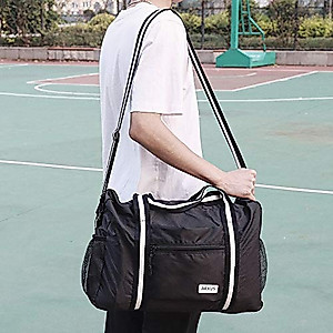 Arxus Travel Lightweight Waterproof Foldable Storage Carry Luggage Duffle Bag (Black)