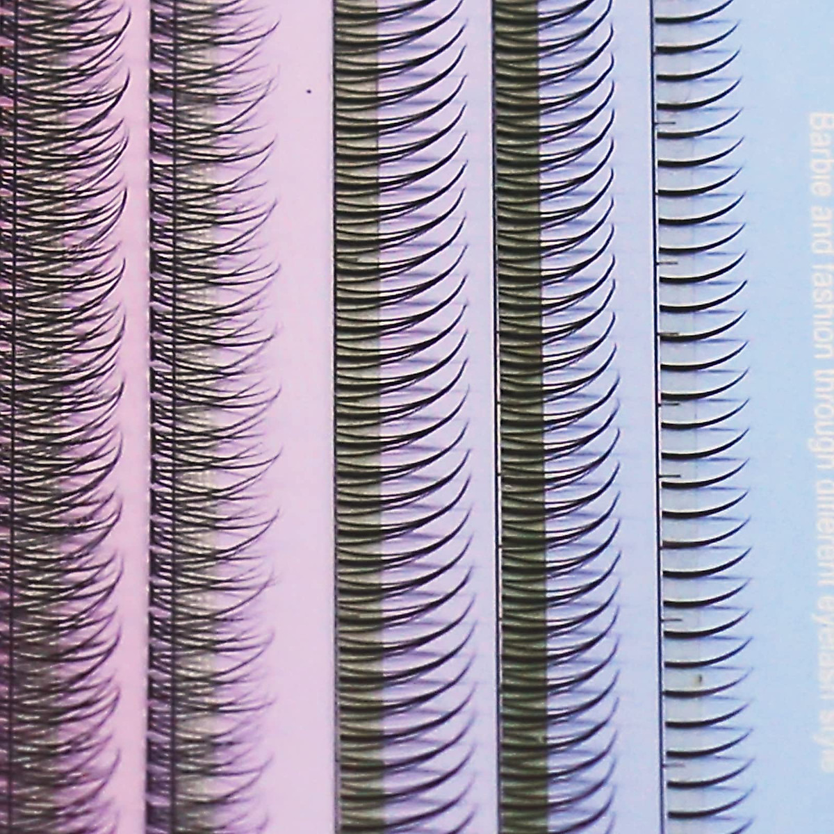 BlueSmurfs Individual Fairy Eyelashes Extensions Fluffy DIY Cute Eye Cluster Eyelashes Natural Faux Mink False Eye Lashes Multipack of 170 Mini Individuals Fairy Lash Clusters (Include Bottom Lashes)