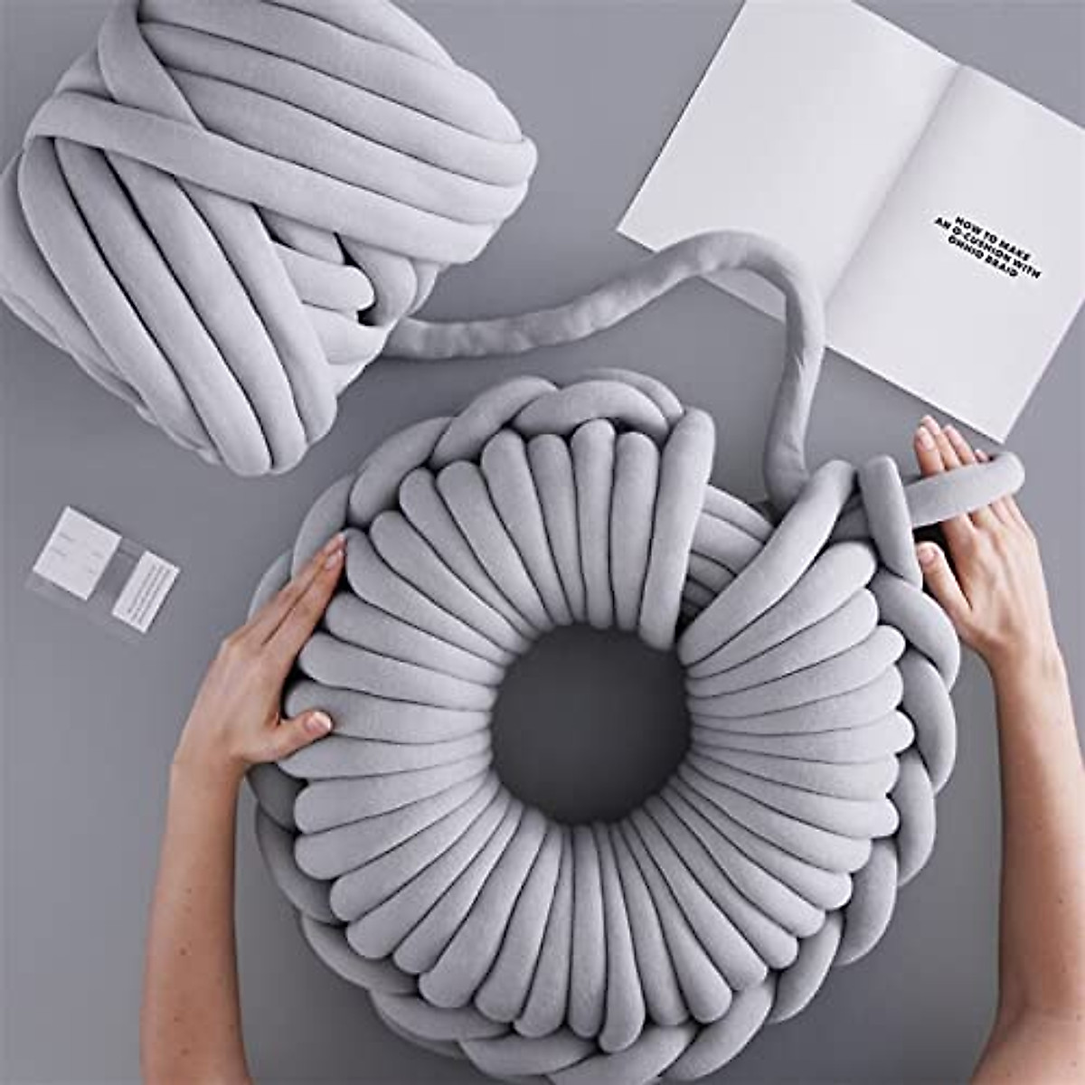 Yarn DIY Hand Knitting 250G Chunky Yarn Cotton Crochet Roving Spinning Blanket Wool Thread Carpet Hat Home Textile Supplies (Color : Blue)