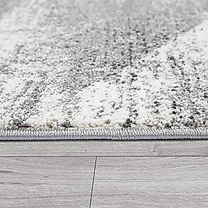 Paco Home Modern Rug, for Living Room in Grey Beige, Size:5'3" x 7'7"