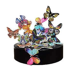 LICRAFT Desk Sculpture Butterflies Desktop Stress Relief Toy Fidget Toy for Anxiety Office Gift (22pcs Butterflies)