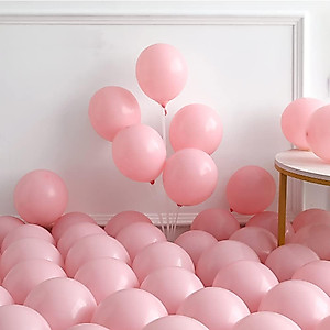 Cloud Balloon Arch Garland Kit 146pcs Pastel Pink Nude and Chrome Metallic Gold Latex Balloon with White Cloud Foil Balloon for Girl Baby Shower Birthday Party Decoration